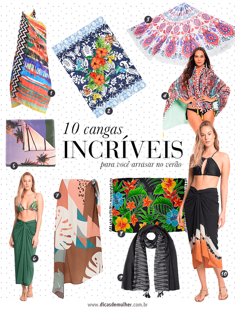 Como usar canga: 50 looks com este acessório versátil