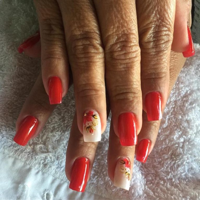 40 unhas decoradas vermelhas que são sexy e elegantes