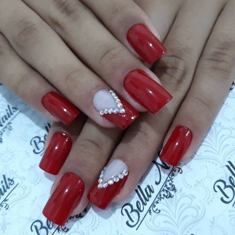 40 unhas decoradas vermelhas que são sexy e elegantes