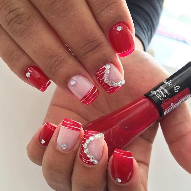 40 Unhas Decoradas Vermelhas Que São Sexy E Elegantes