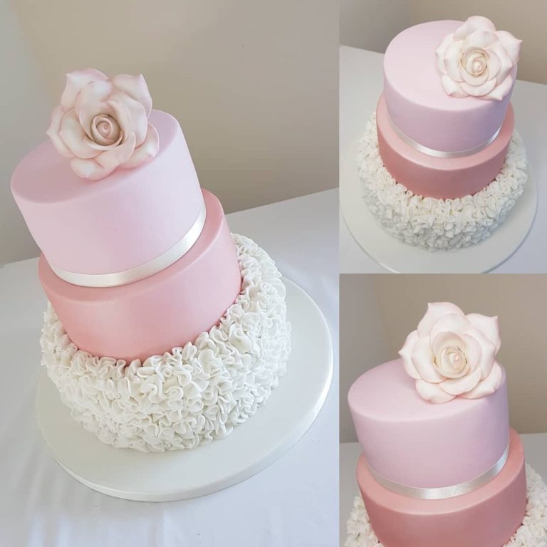 70 fotos de bolo de casamento simples que são pura doçura