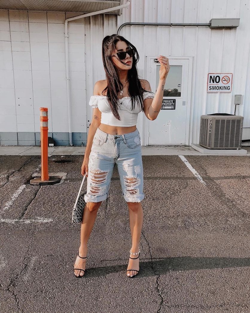 Bermuda jeans feminina: 50 ideias incríveis para refrescar o visual
