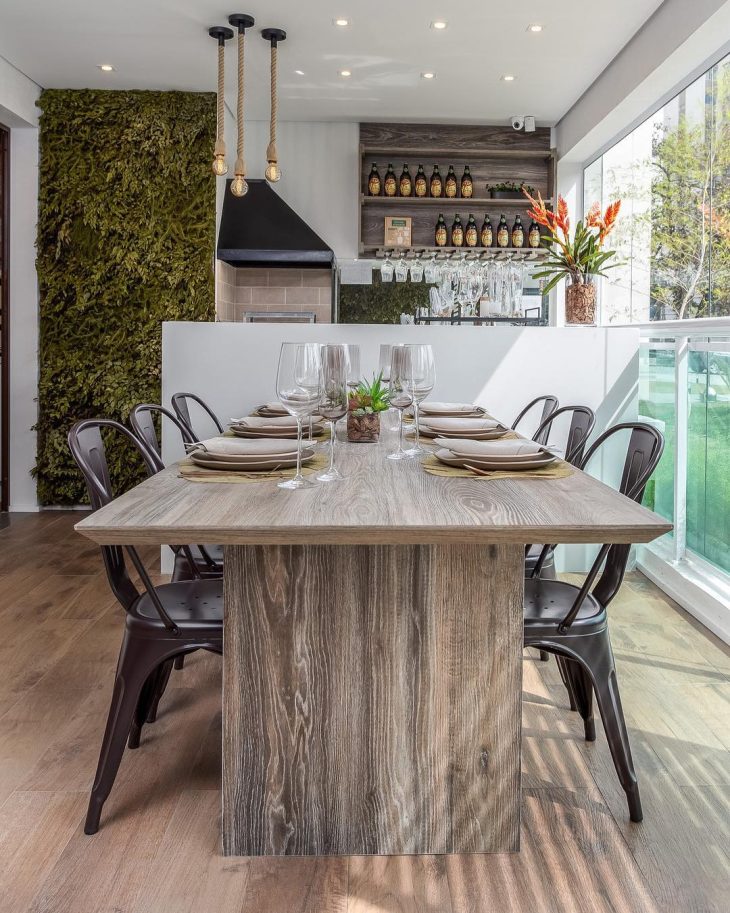Varanda gourmet: 110 espaços diferentes para você se inspirar