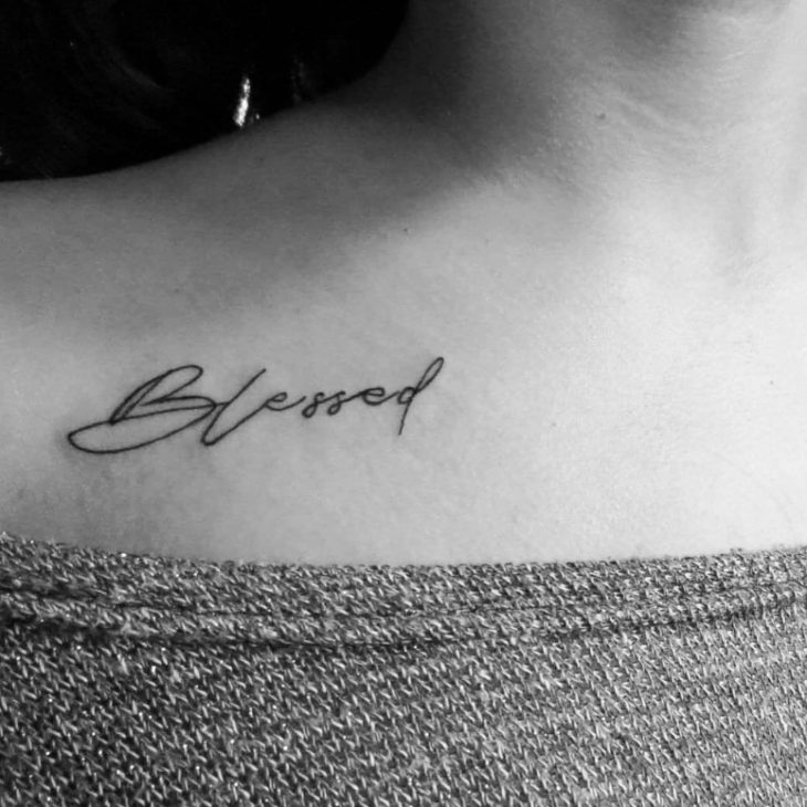 Tatuagem blessed: 50 inspirações para uma tattoo abençoada