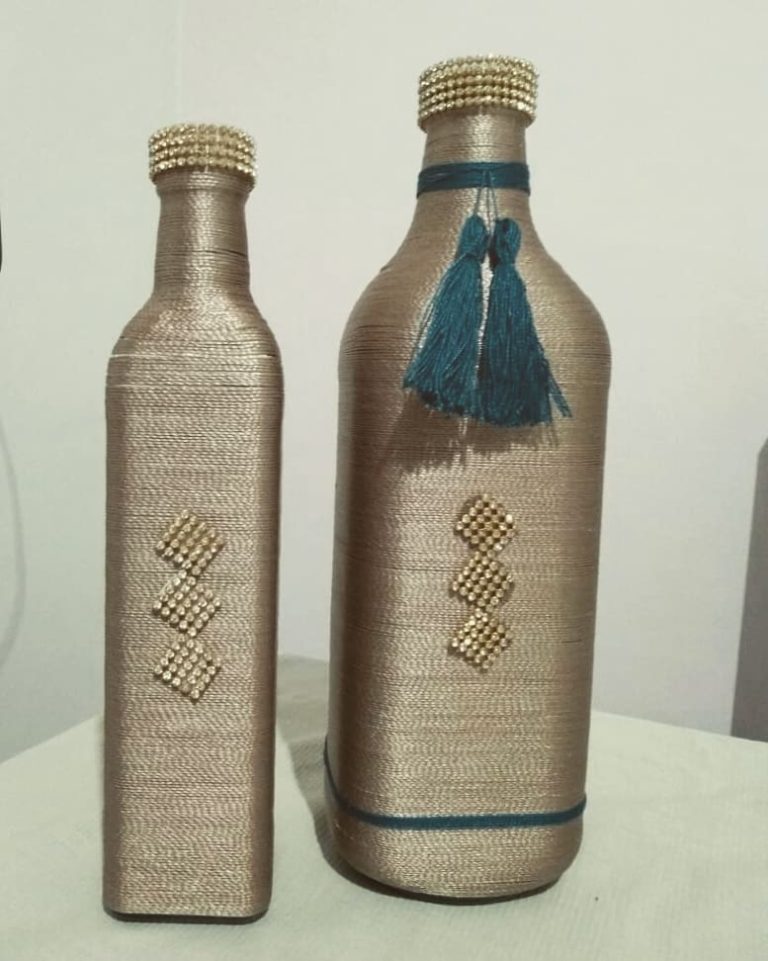 Garrafas decoradas: 100 fotos e tutoriais para enfeitar qualquer ambiente