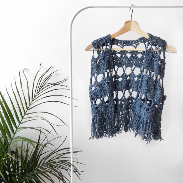 Colete de crochê: 85 modelos e tutoriais para fazer o seu