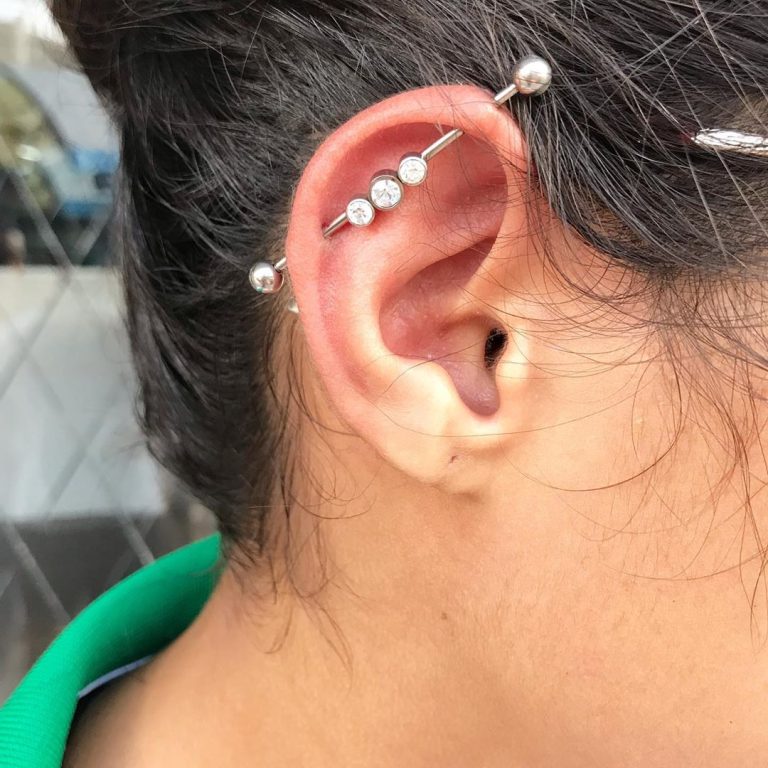 Quimica da Gabi: Piercing transversal: dicas, cuidados e 40 ideias para ...