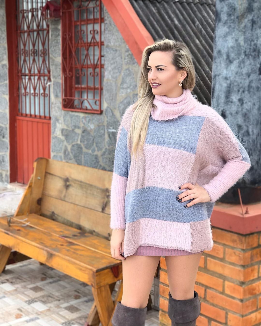 Poncho de tricô: 60 modelos quentinhos e tutoriais pra fazer o seu