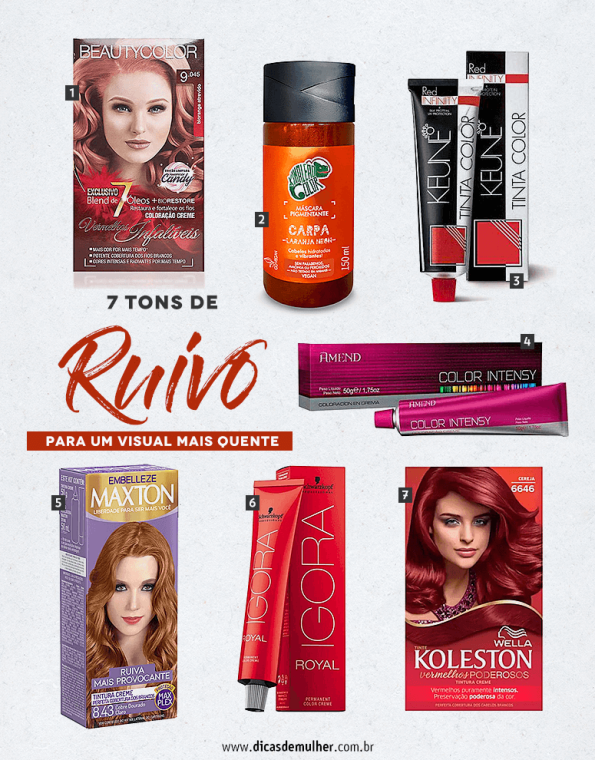 Tons de ruivo: 60 fotos para você escolher a sua cor ideal