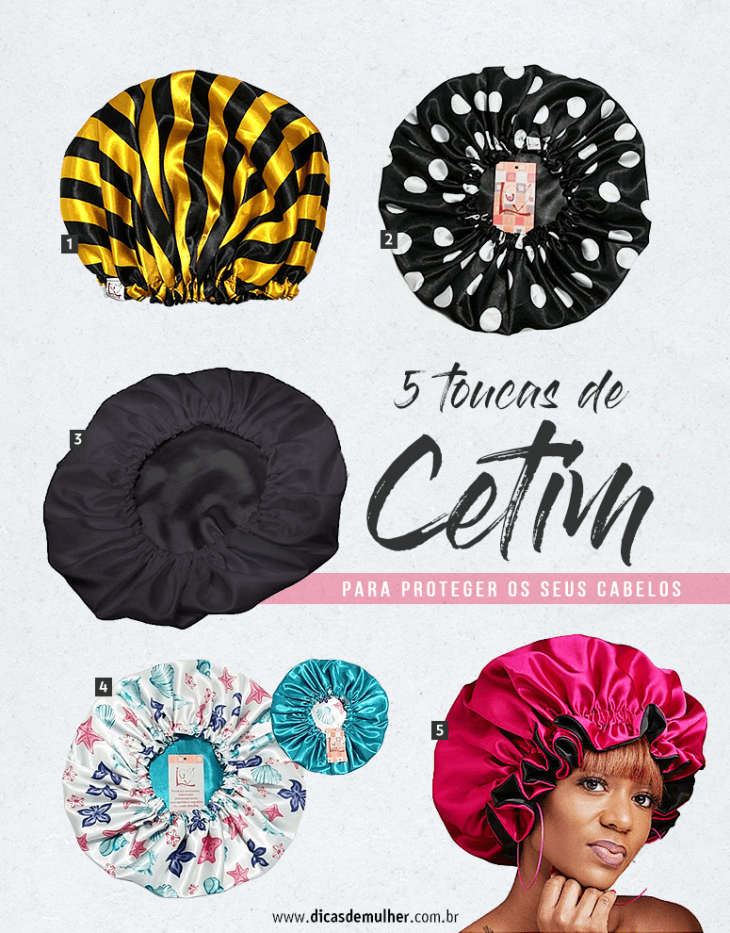 Touca de cetim: por que usar, onde comprar e como fazer