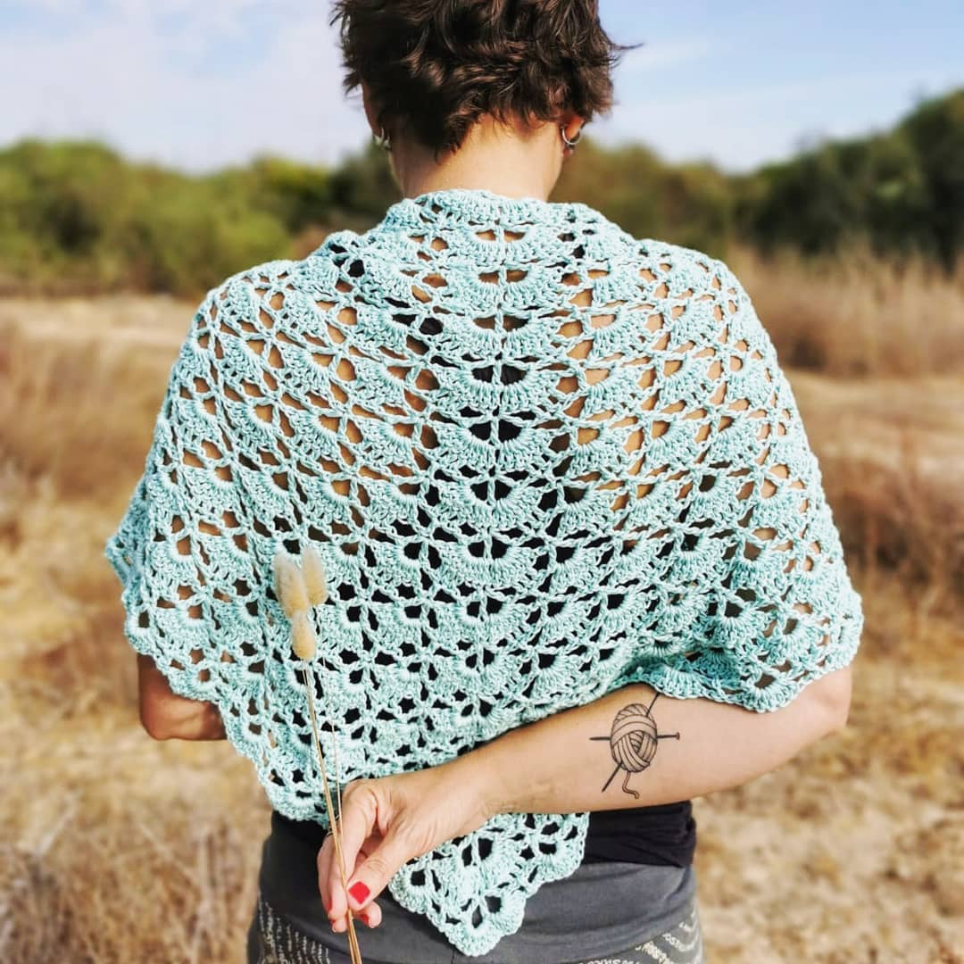 Xale de crochê: 70 inspirações para todas os gostos