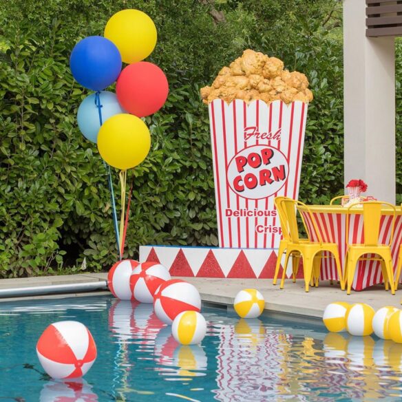 Pool party: como fazer uma festa colorida e divertida na piscina