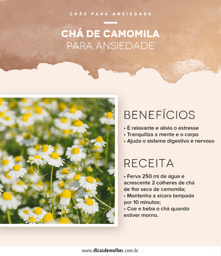 Chás para ansiedade: 8 calmantes naturais para se sentir melhor