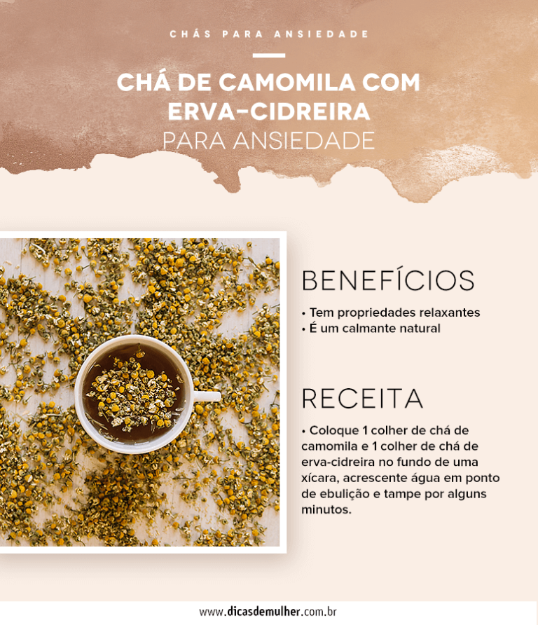 Chás para ansiedade: 8 calmantes naturais para se sentir melhor Chás para ansiedade: 8 calmantes naturais para se sentir melhor