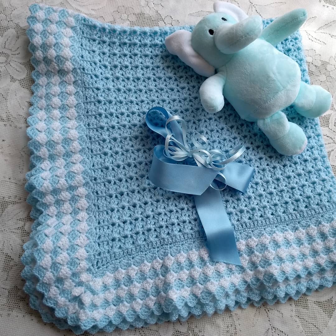 Manta de crochê para bebê: vídeos com passo a passo + 50 ideias