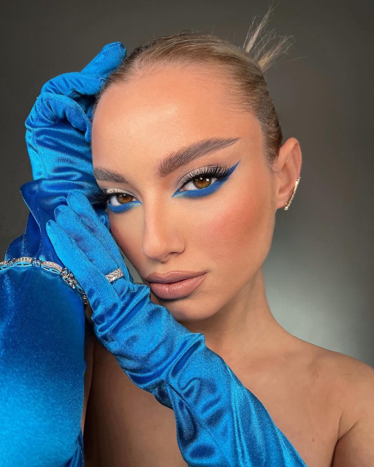 Maquiagem azul: 40 tutoriais e fotos para inspiração