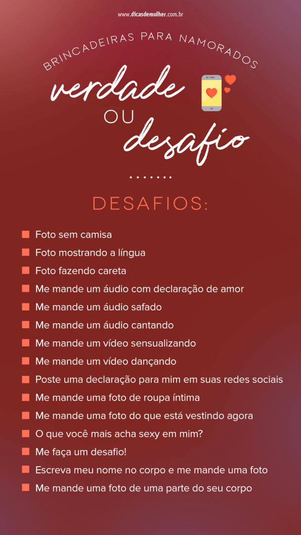 Brincadeiras Para Namorados 20 Ideias Para Diminuir A Saudade