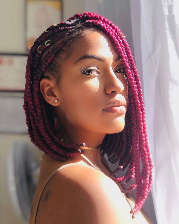 Cores de box braids: 60 fotos para um visual colorido e cheio de atitude