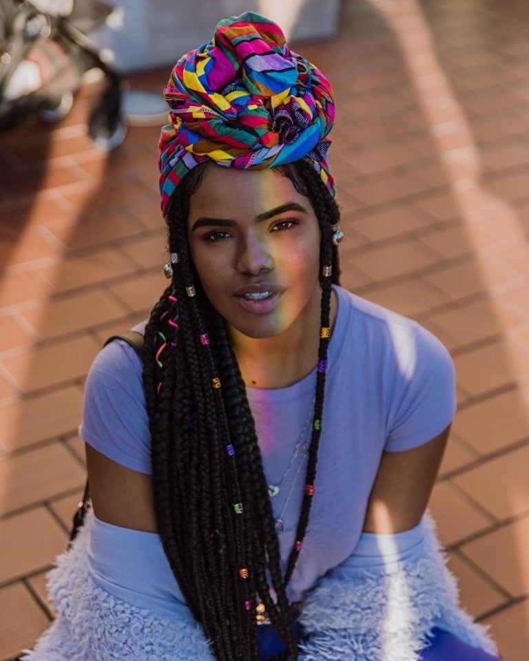 Cores de box braids: 60 fotos para um visual colorido e cheio de atitude
