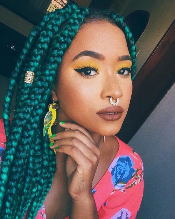 Cores de box braids: 60 fotos para um visual colorido e cheio de atitude