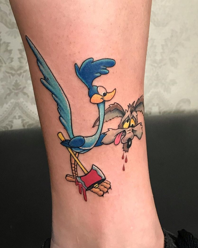 Tatuagem de desenho animado: 100 ideias para todos os estilos