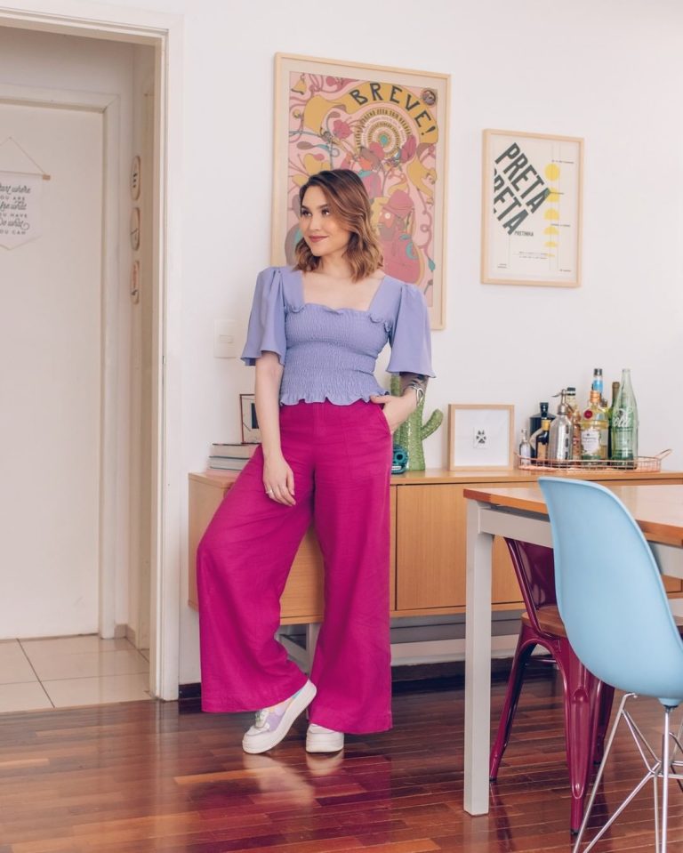 Calça rosa: 30 fotos + opções para chamar de sua