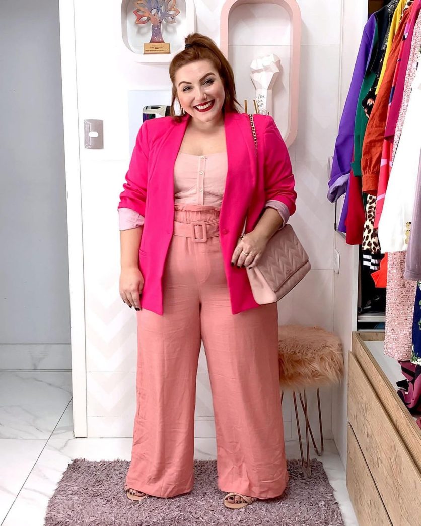 Calça rosa: 30 fotos + opções para chamar de sua