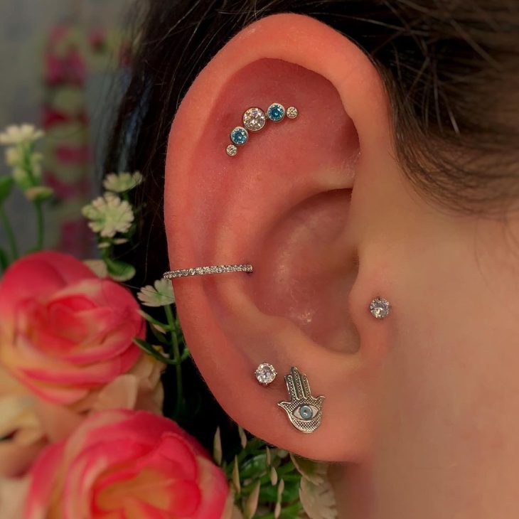 Piercing conch: 30 fotos, vídeos e dicas preciosas de uma body piercer