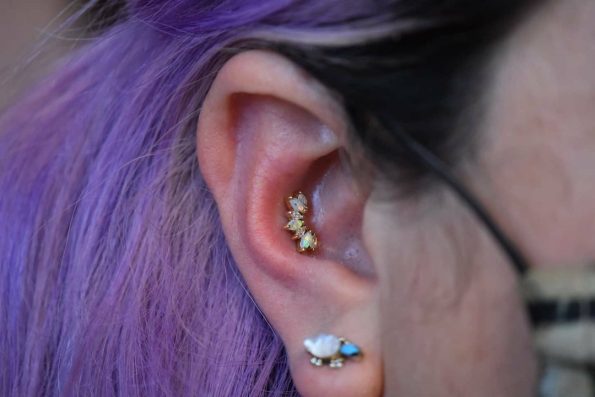 Piercing conch: 30 fotos, vídeos e dicas preciosas de uma body piercer