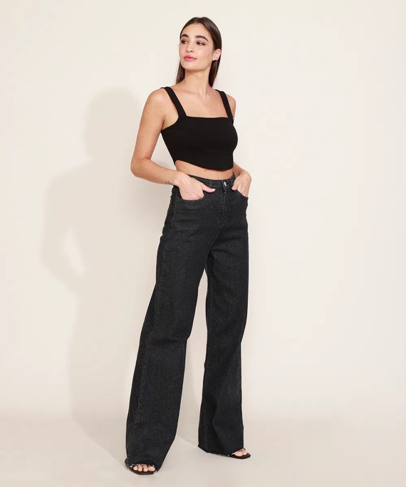 Calça Wide Leg Jeans 30 Looks Para Você De Inspirar E Achar A Sua