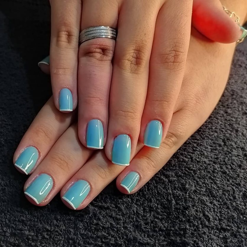 Esmalte Azul Claro 40 Modelos De Unhas Para Arrasar Com O Tom