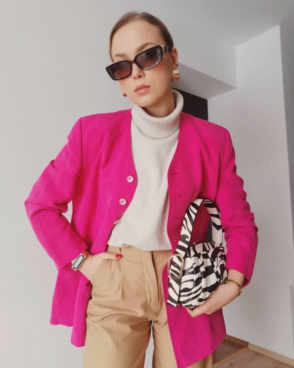 Blazer rosa: 38 modelos para aprender a usar essa maravilha