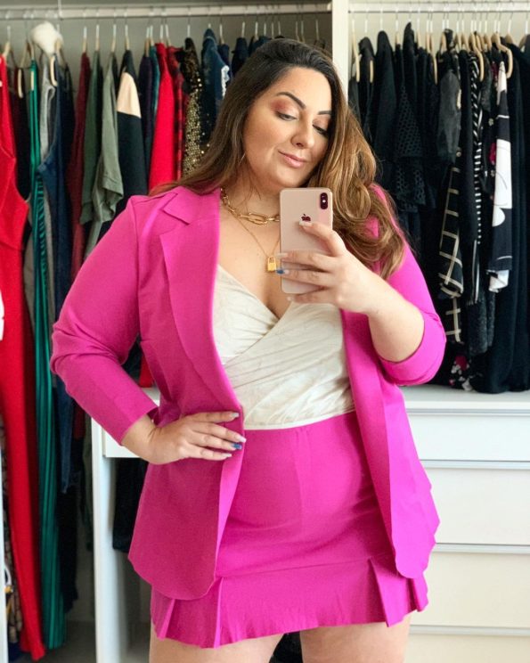 Blazer rosa: 38 modelos para aprender a usar essa maravilha