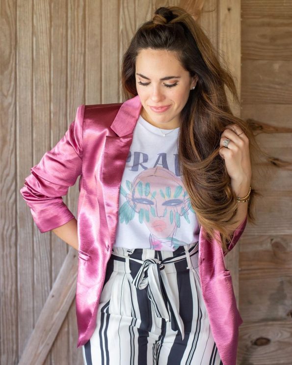 Blazer rosa: 38 modelos para aprender a usar essa maravilha