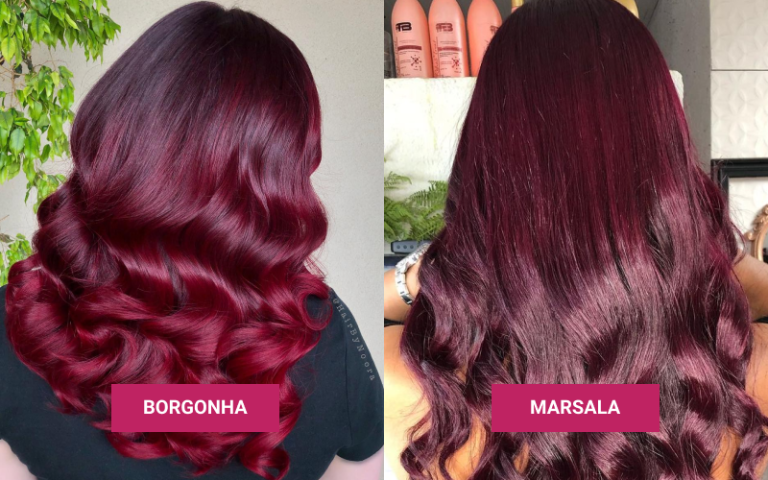 20 ideias de cabelo borgonha que são pura elegância