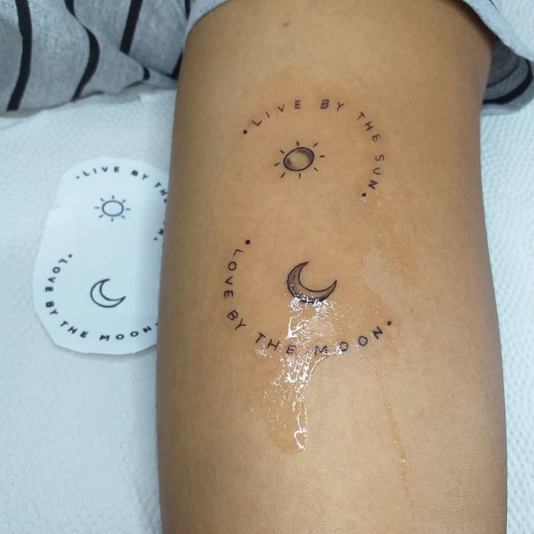 Tatuagem sol e lua: um desenho cheio de signifcado místico