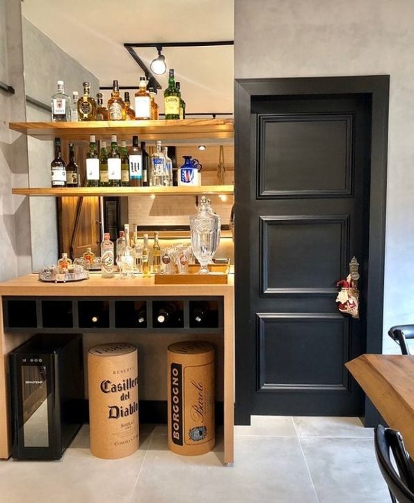 Bar em casa: 15 dicas para planejar o seu e fotos apaixonantes