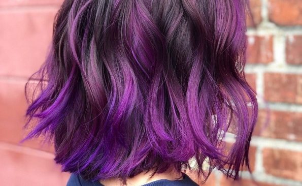 Mechas roxas: 30 fotos + 4 tutoriais para tirar o visual do óbvio