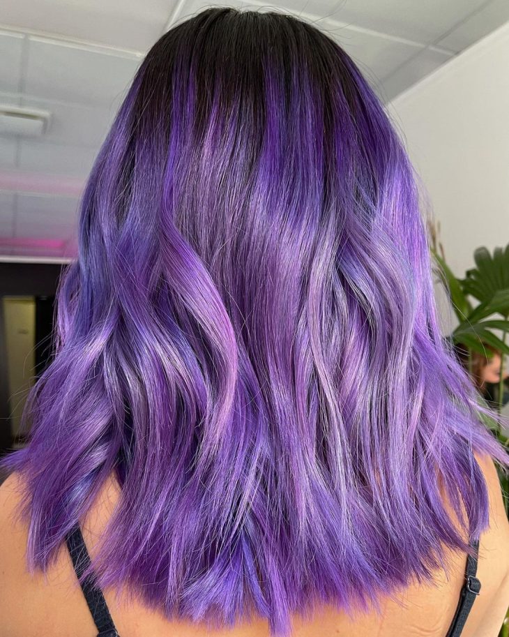 Mechas roxas: 30 fotos + 4 tutoriais para tirar o visual do óbvio