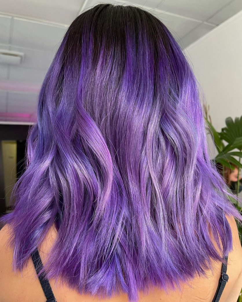 Mechas roxas: 30 fotos + 4 tutoriais para tirar o visual do óbvio