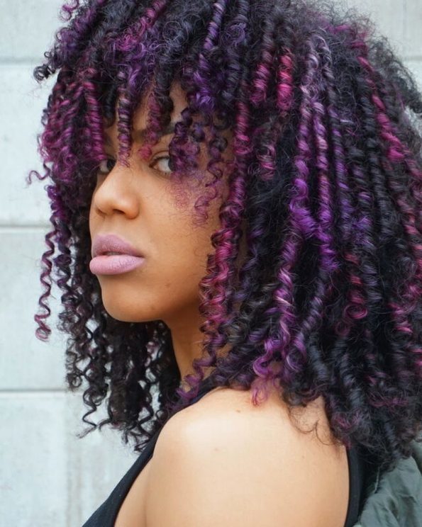 Mechas roxas: 30 fotos + 4 tutoriais para tirar o visual do óbvio