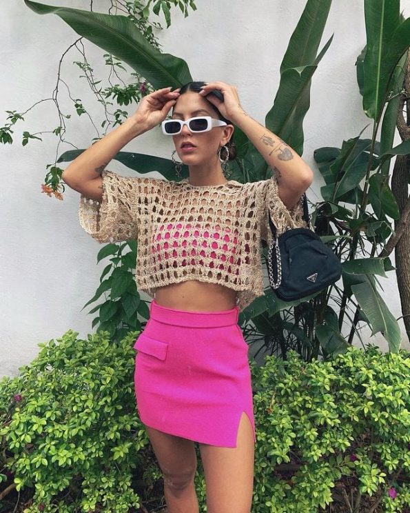 Saia rosa: 30 looks arrasadores + opções para chamar de sua