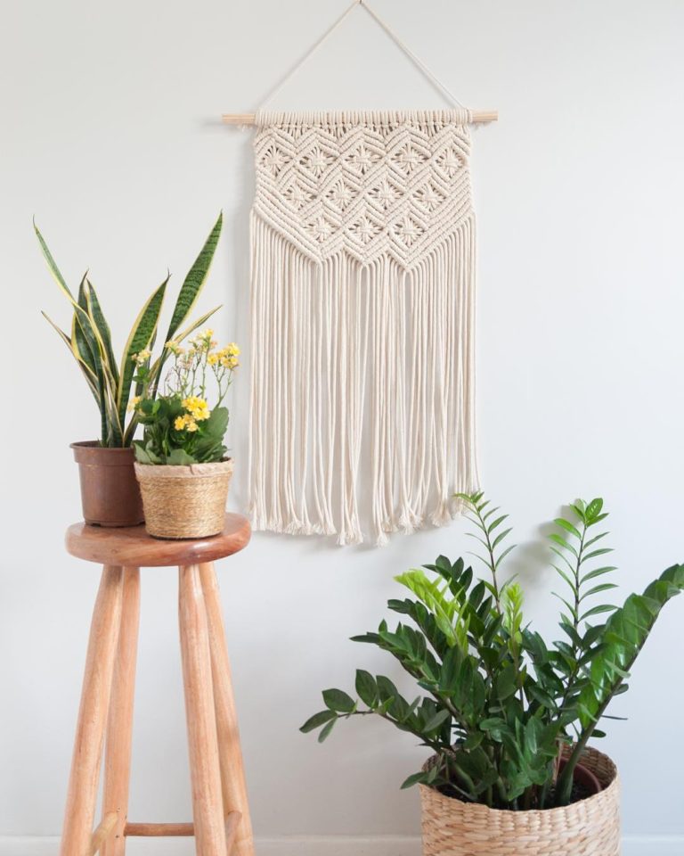 Painel de macramê: como fazer e 30 fotos para transformar a decoração