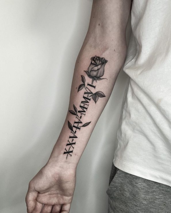 Tatuagem de data: 30 ideias para você eternizar acontecimentos