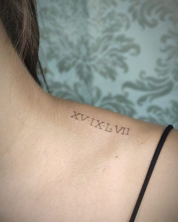 Tatuagem de data: 30 ideias para você eternizar acontecimentos