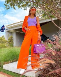 Cores que combinam com roxo: 30 looks para arrasar na escolha dos tons