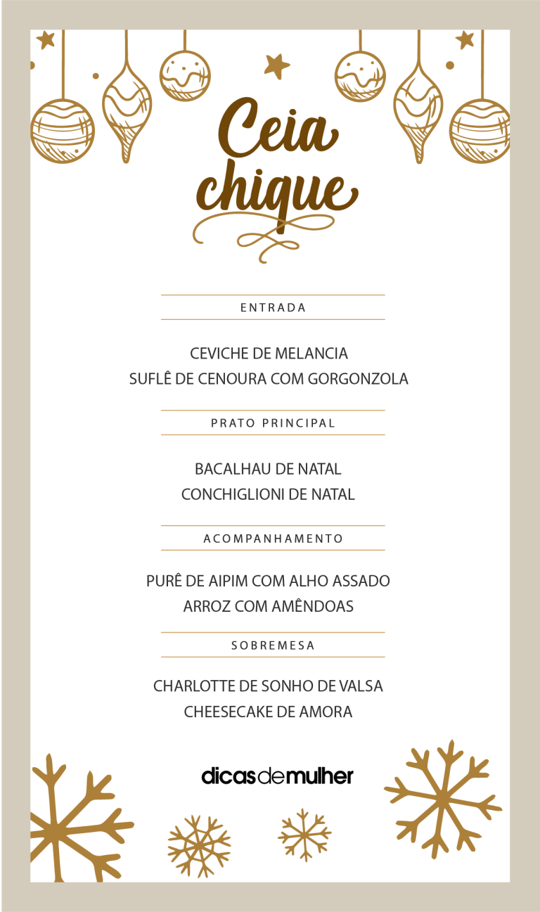 Cardápio de Natal: 32 receitas para fazer bonito nessa data