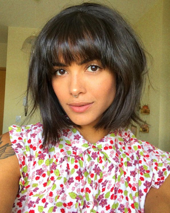 Franja repicada: 50 fotos + tutoriais para aderir a esse visual