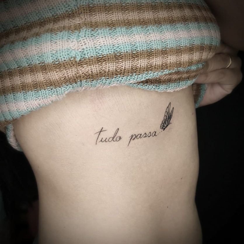 Tatuagem tudo passa: 80 ideias para usar como inspiração