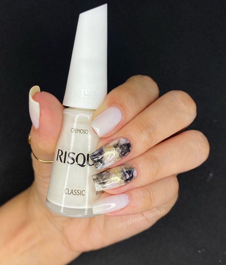 Unhas marmorizadas: 30 ideias para aderir essa decoração